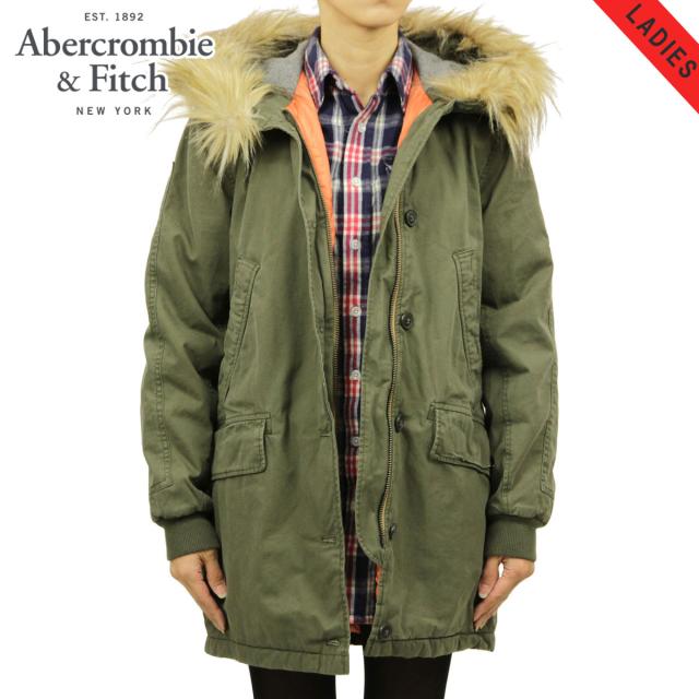 20%OFFクーポンセール 【利用期間 12/13 0:00〜12/19 9:59】 アバクロ アウター レディース 正規品 Abercrombie＆Fitch ジャケット 中綿入りジャケット Twill Parka 144-442-0707-330 クリスマス プレゼント ラッピング