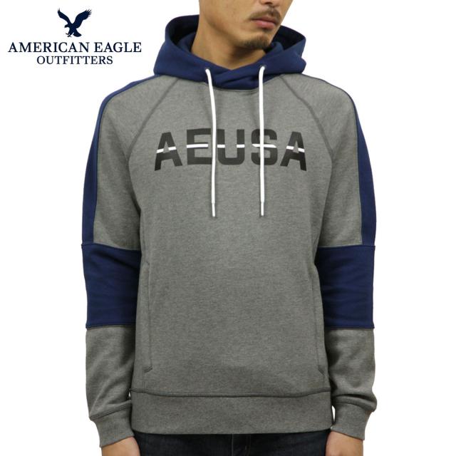 アメリカンイーグル パーカー メンズ 正規品 AMERICAN EAGLE プルオーバーパーカー AE Color Block Pullover Hoo クリスマス プレゼント ラッピング