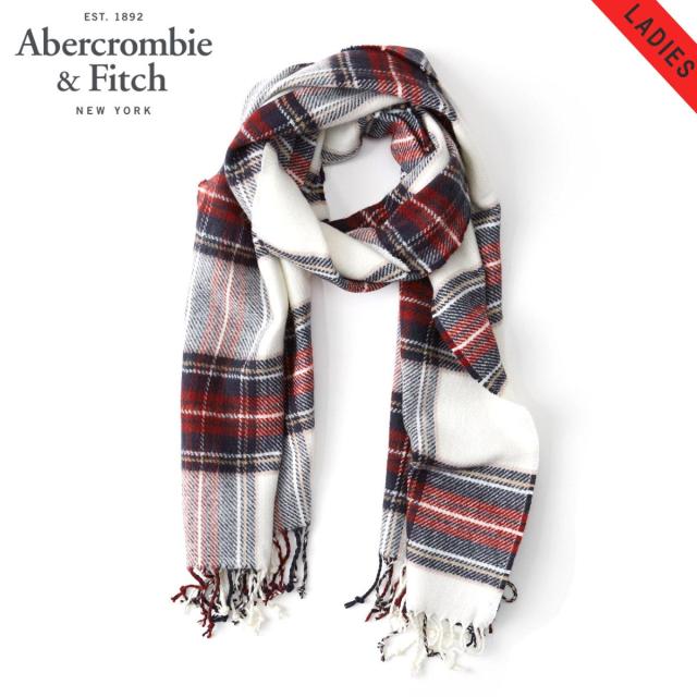 【ポイント10倍 12/13 0:00〜12/19 9:59】 アバクロ マフラー メンズ レディース 正規品 Abercrombie＆Fitch ストール Blanket Scarf 154-540-0484-109 クリスマス プレゼント ラッピング