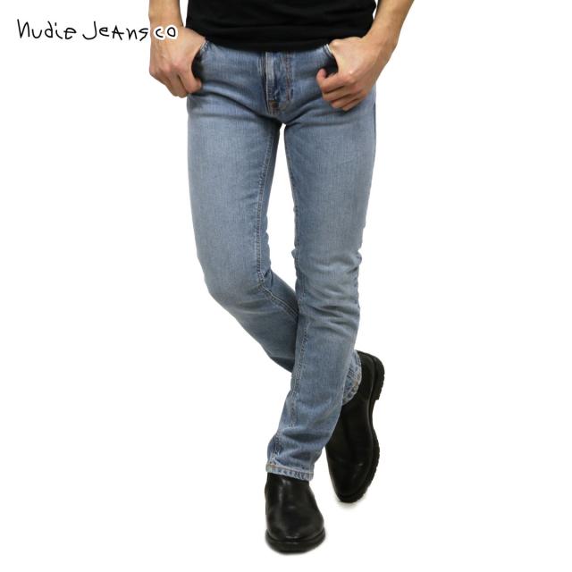 ヌーディージーンズ ジーンズ メンズ 正規販売店 Nudie Jeans ジーパン シンフィン THIN FINN JEANS LIGHT BLUE  クリスマス プレゼント ラッピング