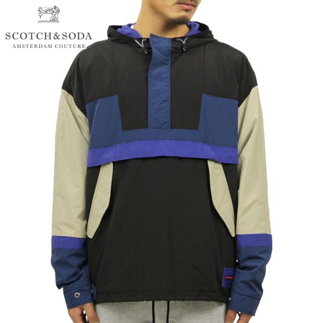 スコッチアンドソーダ ジャケット メンズ 正規販売店 SCOTCH＆SODA アウター ナイロンジャケット BLAUW COAST POPOVER JACKET COMBO A 151066 81809 90 D クリスマス プレゼント ラッピング