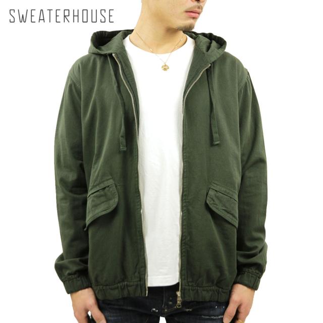 セーターハウス アウター メンズ 正規販売店 SWEATERHOUSE ジャケット ワークジャケット ZIP UP JACKET KHAKI 1JK1693 003 クリスマス プレゼント ラッピング