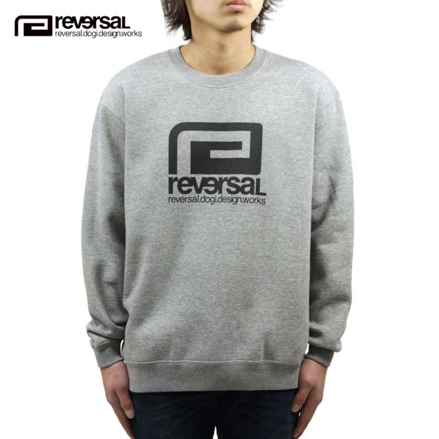 リバーサル スウェット メンズ 正規販売店 REVERSAL rvddw  トレーナー BASIC BIG MARK SWEATSHIRT rvbs035 GREY クリスマス プレゼント ラッピング