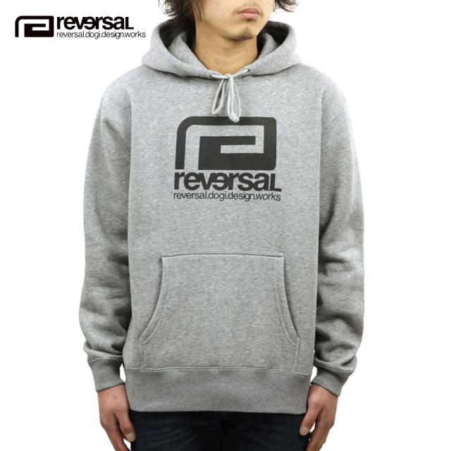 リバーサル パーカー メンズ 正規販売店 REVERSAL rvddw  プルオーバーパーカー BASIC BIG MARK SWEAT PARKA rvbs036 GREY クリスマス プレゼント ラッピング