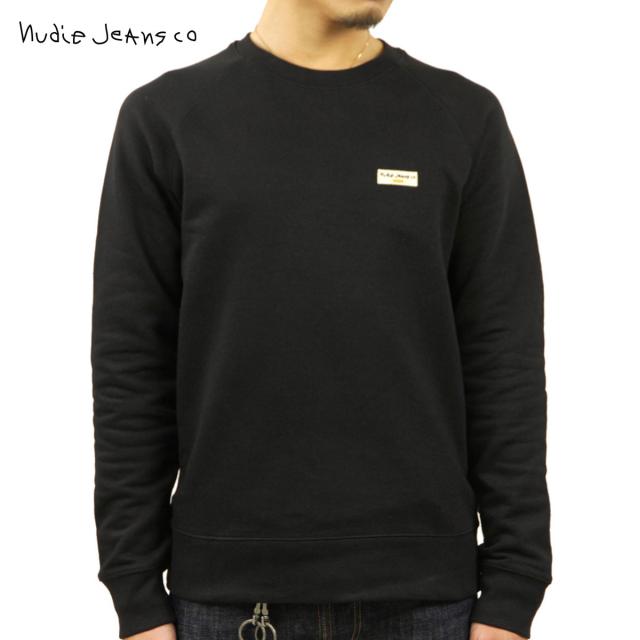 ヌーディージーンズ スウェット メンズ 正規販売店 Nudie Jeans トレーナー SAMUEL LOGO SWEATSHIRT CREW FLEECE クリスマス プレゼント ラッピング