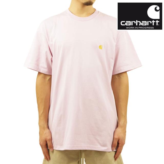 カーハート Tシャツ メンズ 正規品 CARHARTT WIP 半袖Tシャツ ワンポイント ロゴ クルーネック SHORT SLEEVE CHA クリスマス プレゼント ラッピング