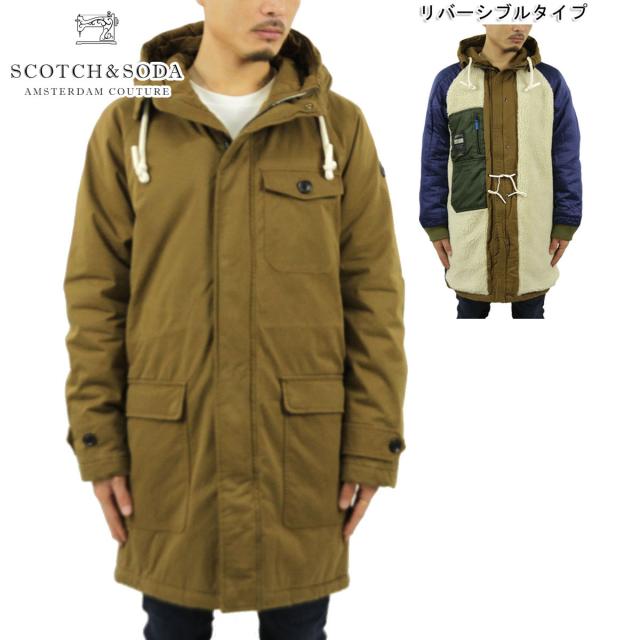 スコッチアンドソーダ アウター メンズ 正規販売店 SCOTCH＆SODA コート モッズコート CLASSIC PADDED ORGANIC C クリスマス プレゼント ラッピング