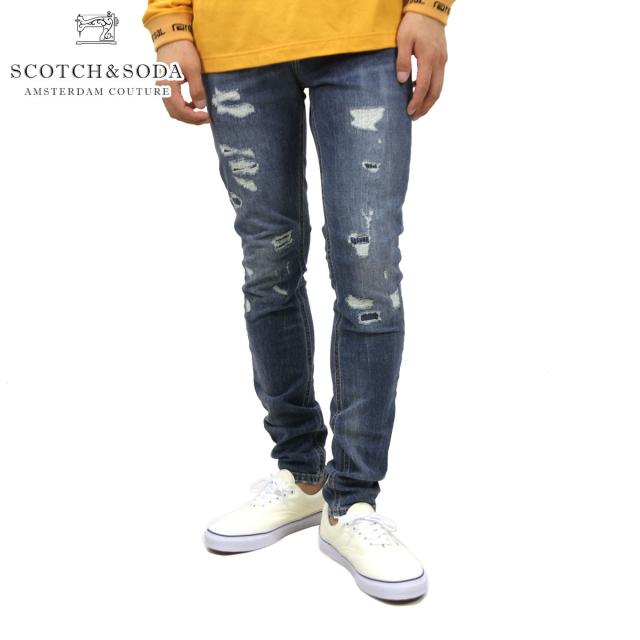 スコッチアンドソーダ ジーンズ メンズ 正規販売店 SCOTCH＆SODA ジーパン SKIM DENIM JEANS - TOUCH OF FALL D  クリスマス プレゼント ラッピング