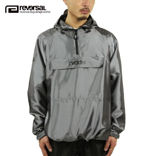 リバーサル アウター メンズ 正規販売店 REVERSAL rvddw  アノラックパーカー FLASH LIGHT ANORAK PARKA rv21ss302 SILVER クリスマス プレゼント ラッピング
