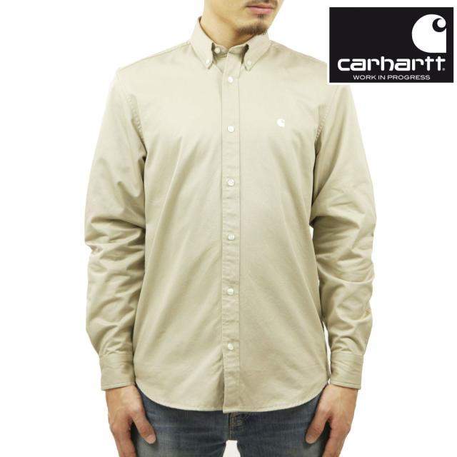 カーハート シャツ メンズ 正規品 CARHARTT WIP 長袖シャツ ボタンダウンシャツ LONG SLEEVE MADISON SHIRT WALL クリスマス プレゼント ラッピング