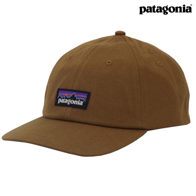 パタゴニア メンズ レディース キャップ 正規品 patagonia ロゴ 帽子 P-6 LABEL TRAD CAP 38296 DRBN DEER BROWN クリスマス プレゼント ラッピング