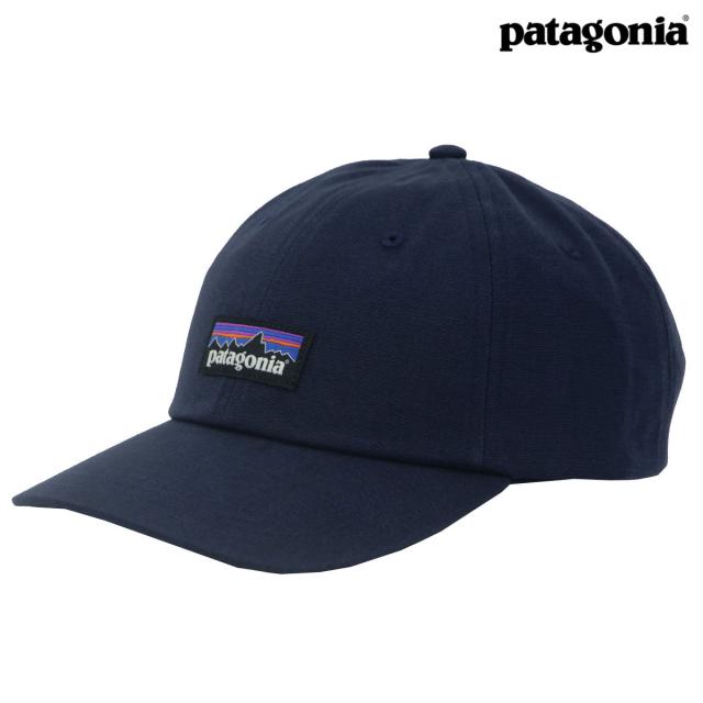 パタゴニア キャップ メンズ レディース 正規品 patagonia 帽子 ロゴキャップ P-6 LABEL TRAD CAP NEW NAVY 3829 クリスマス プレゼント ラッピング