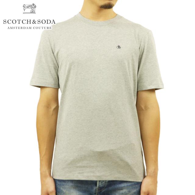 スコッチアンドソーダ Tシャツ メンズ 正規販売店 SCOTCH＆SODA 半袖Tシャツ クルーネック コットン BASIC ORGAN クリスマス プレゼント ラッピング