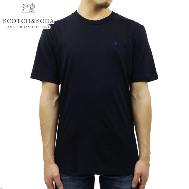 スコッチアンドソーダ Tシャツ メンズ 正規販売店 SCOTCH＆SODA 半袖Tシャツ クルーネック コットン BASIC ORGAN クリスマス プレゼント ラッピング