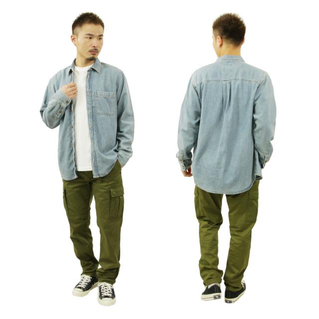 ヌーディージーンズ デニムシャツ メンズ 正規販売店 Nudie Jeans 長袖