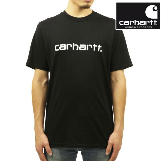 カーハート Tシャツ メンズ 正規品 CARHARTT WIP 半袖Tシャツ ロゴ クルーネック S/S SCRIPT T-SHIRT BLACK / WH クリスマス プレゼント ラッピング