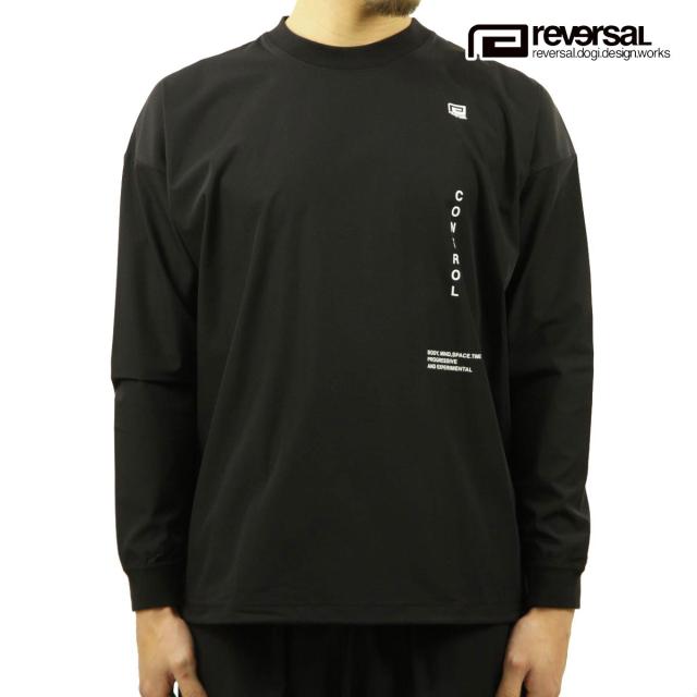 リバーサル スウェット メンズ 正規販売店 REVERSAL rvddw トレーナー 4WAY STRETCH LONG SLEEVE RV22AW153 BLAC クリスマス プレゼント ラッピング