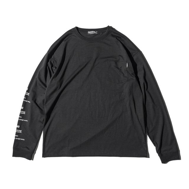 リバーサル メンズ ロンT 正規販売店 REVERSAL ビッグシルエット 長袖Tシャツ PEs MVS BIG SILHOUETTE LONG SLEEVE rv23ss151a BLACK クリスマス プレゼント ラッピング