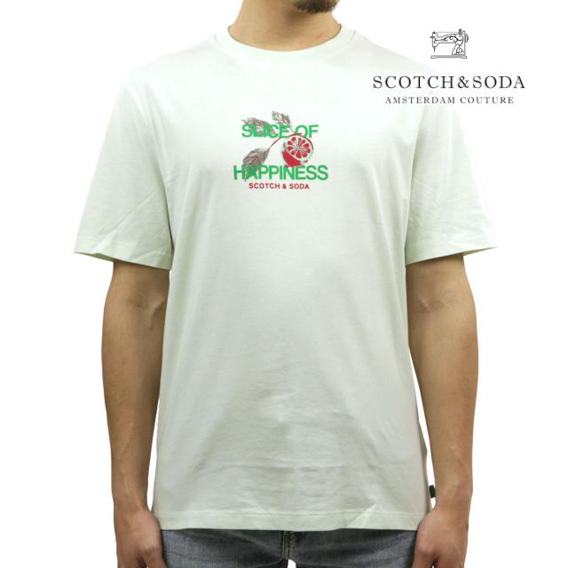 スコッチアンドソーダ メンズ Tシャツ 正規販売店 SCOTCH＆SODA バックプリント 半袖Tシャツ ENDLESS SUMMER ART クリスマス プレゼント ラッピング
