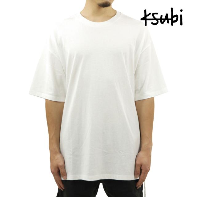 スビ メンズ 半袖Tシャツ 正規販売店 KSUBI シンプル クルーネック BIGGIE SHORT SLEEVE TEE WORN IN WHITE 5000 クリスマス プレゼント ラッピング