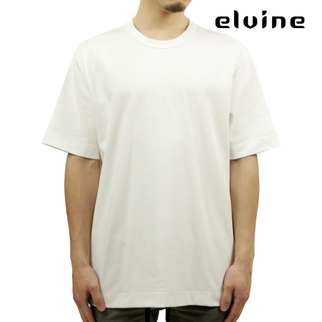 エルバイン メンズ 半袖Tシャツ 正規販売店 elvine シンプル クルーネック HADAR DOUBLE FACED JERSEY T-SHIRT 3 クリスマス プレゼント ラッピング
