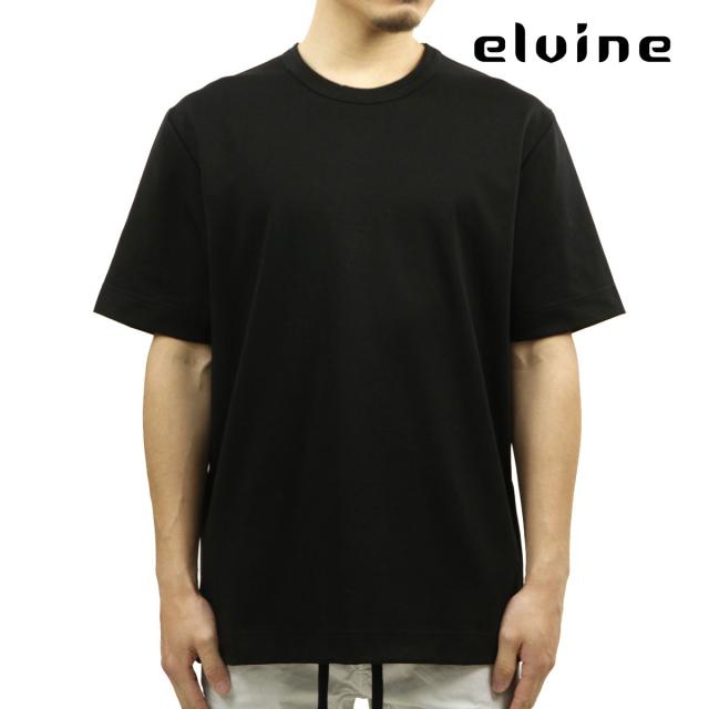 エルバイン メンズ 半袖Tシャツ 正規販売店 elvine シンプル クルーネック HADAR DOUBLE FACED JERSEY T-SHIRT 3 クリスマス プレゼント ラッピング