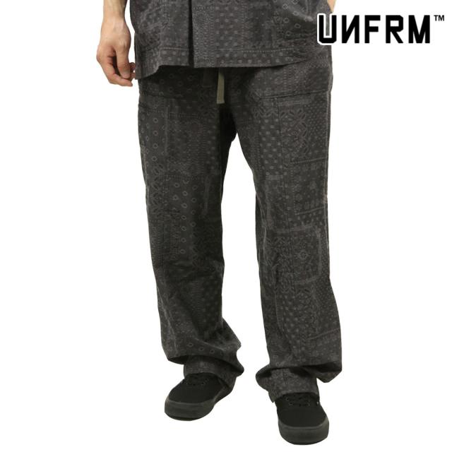 ユニフォーム アウトドア スタンダード メンズ ワークパンツ 正規販売店 UNFRM OUTDOOR STANDARD ロングパンツ ボトムス COTTON RAYON EASY WORK PANTS 4521 CHARCOAL クリスマス プレゼント ラッピング