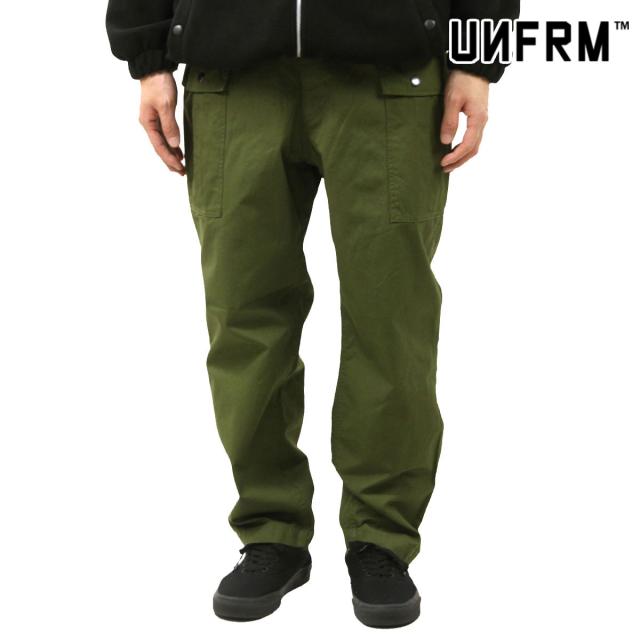 ユニフォーム アウトドア スタンダード メンズ ミリタリーパンツ 正規販売店 UNFRM OUTDOOR STANDARD ボトムス ロングパンツ VENTILE 9/10 MILITARY PANTS AW-1541 OLIVE クリスマス プレゼント ラッピング