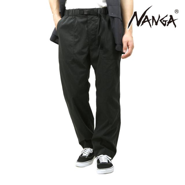 ナンガ メンズ ワークパンツ 正規販売店 NANGA ボトムス HINOC RIPSTOP FIELD PANTS NW2421-1I203-A BLK BLACK クリスマス プレゼント ラッピング
