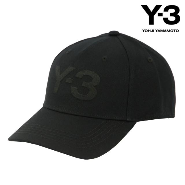 ワイスリー メンズ レディース キャップ 正規品 Y-3 ロゴ コットン 帽子 Y-3 LOGO CAP JP1143 BLACK クリスマス プレゼント ラッピング