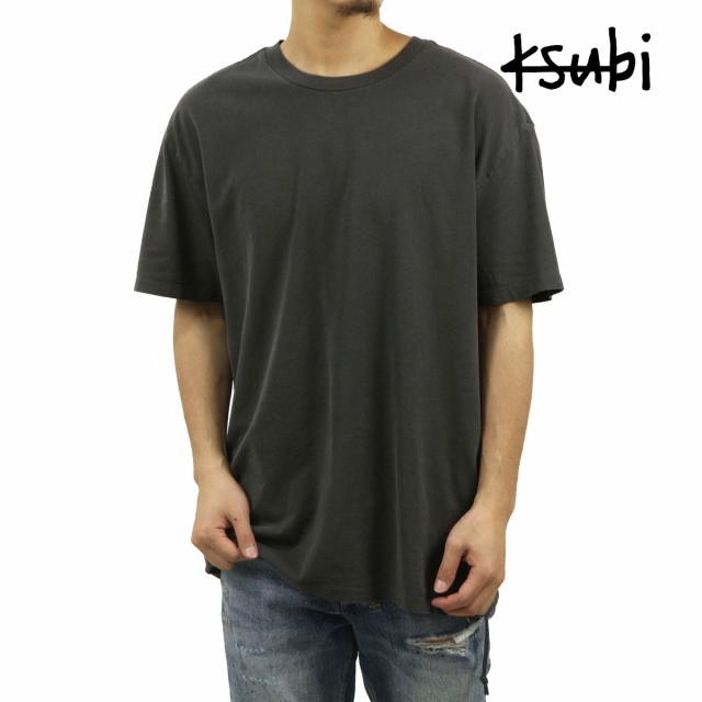 スビ メンズ 半袖Tシャツ 正規販売店 Ksubi クルーネック トップス BIGGIE SHORT SLEEVE TEE BACK TO BLACK 5000 クリスマス プレゼント ラッピング