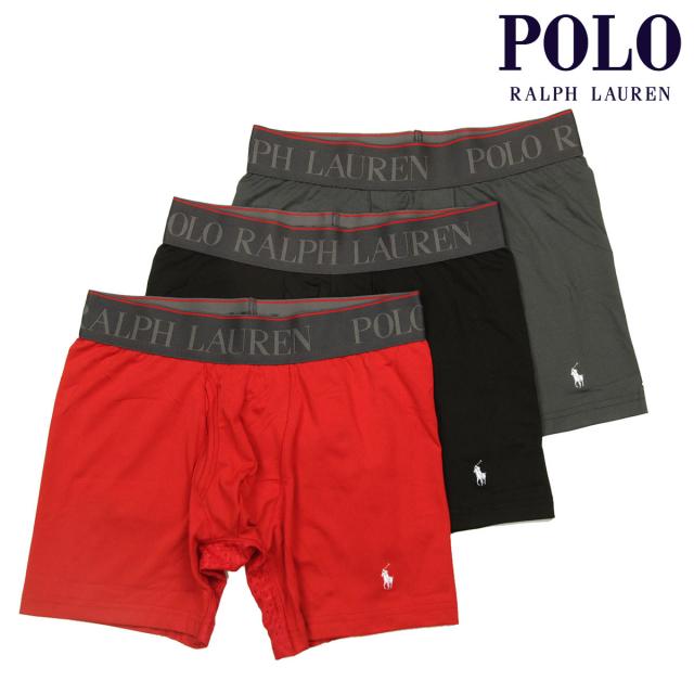 ポロ ラルフローレン メンズ ボクサーパンツ 正規品 POLO RALPH LAUREN 下着 アンダーウェア 3枚組 3 PACK 4D FL クリスマス プレゼント ラッピング