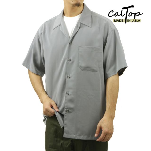 キャルトップ メンズ 開襟シャツ 正規品 CALTOP カジュアルシャツ CALTOP OPEN COLLAR SHORT SLEEVE SHIRTS 3003 クリスマス プレゼント ラッピング キャルトップ メンズ 開襟シャツ 正規品 CALTOP カジュアルシャツ