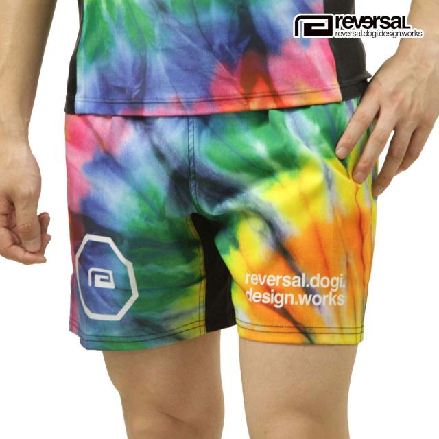 リバーサル メンズ ショートパンツ 正規販売店 REVERSAL タイダイ ファイトパンツ TIE DYE FIGHT SHORTS ﾀｲﾀﾞｲ r クリスマス プレゼント ラッピング