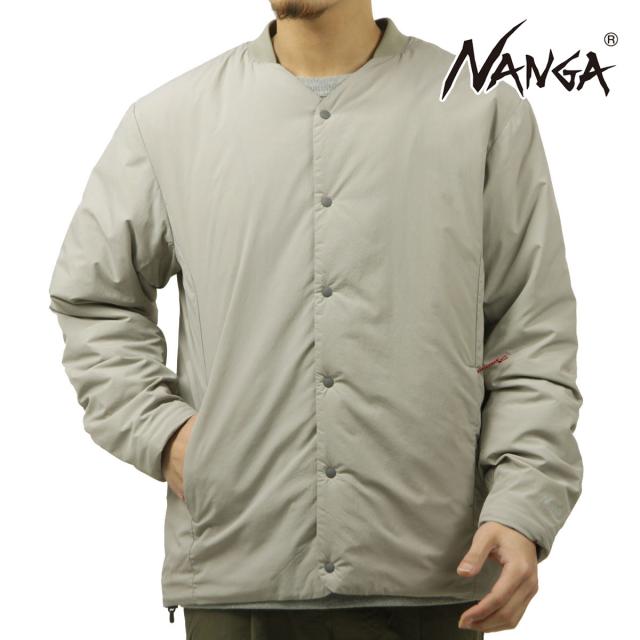 ナンガ メンズ ダウンカーディガン 正規販売店 NANGA ボタンダウン ノーカラー アウター NO COLLAR SOFT DOWN CA クリスマス プレゼント ラッピング