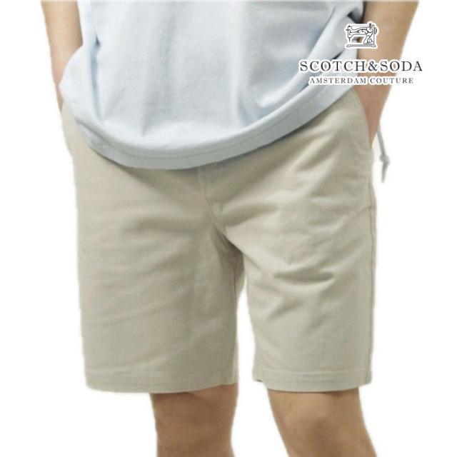 スコッチアンドソーダ メンズ ショートパンツ 正規販売店 SCOTCH&SODA ハーフパンツ ボトムス SEASONAL CORE STU クリスマス プレゼント ラッピング
