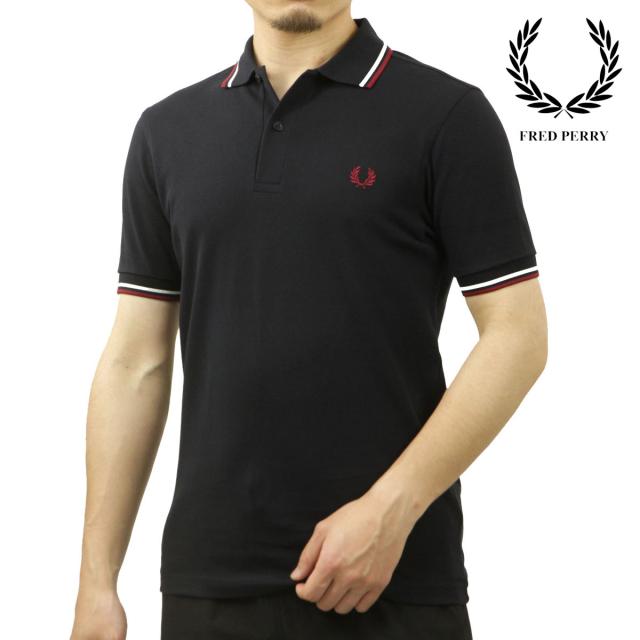 フレッドペリー メンズ ポロシャツ 正規販売店 FRED PERRY 半袖 ワンポイント ロゴ TWIN TIPPED FRED PERRY SHOR クリスマス プレゼント ラッピング