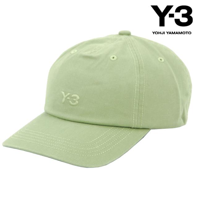 ワイスリー メンズ レディース キャップ 正規品 Y-3 ロゴ コットン 帽子 Y-3 DAD CAP JW7356 MAGIC LIME クリスマス プレゼント ラッピング
