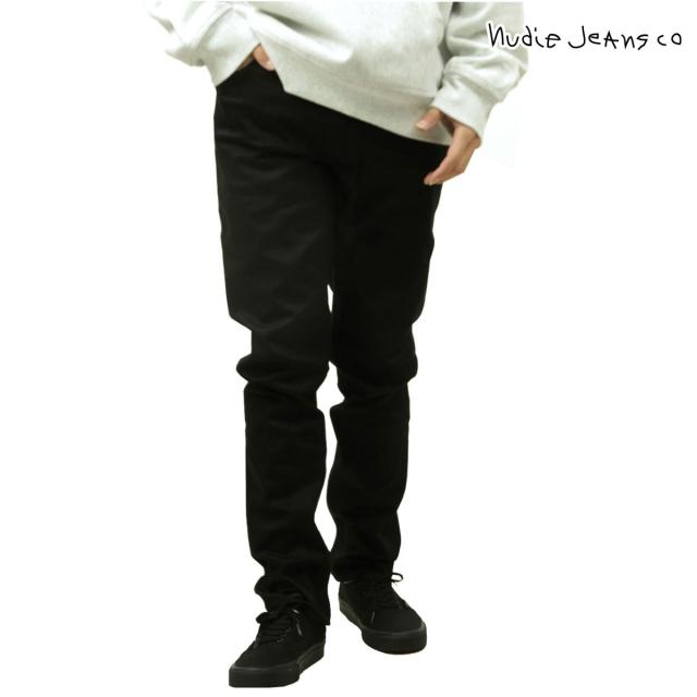 ヌーディージーンズ メンズ ジーンズ 正規販売店 Nudie Jeans デニムパンツ ジーパン ボトムス LEAN DEAN DENIM JEANS DRY EVER BLACK 792 112498