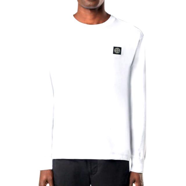 ストーンアイランド メンズ 長袖Tシャツ 正規品 STONE  クルーネック ロゴ ロンT STONE  LONG SLEEV クリスマス プレゼント ラッピング