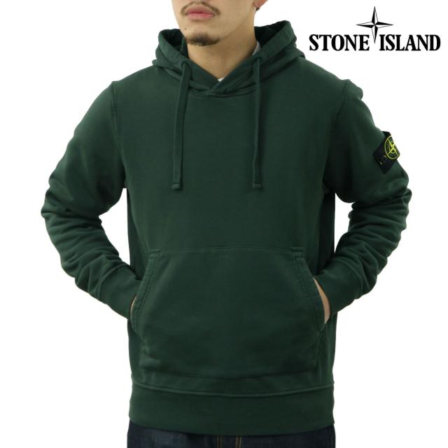 ストーンアイランド メンズ パーカー 正規品 STONE  プルオーバー コットン フーディー STONE  ORGA クリスマス プレゼント ラッピング