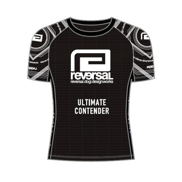 予約商品 4月頃入荷予定 リバーサル メンズ ラッシュガード 正規販売店 REVERSAL 半袖 クルーネック Tシャツ MANDALAS SHORT RASH GUARD 黒 rv26ss605 BK BLACK