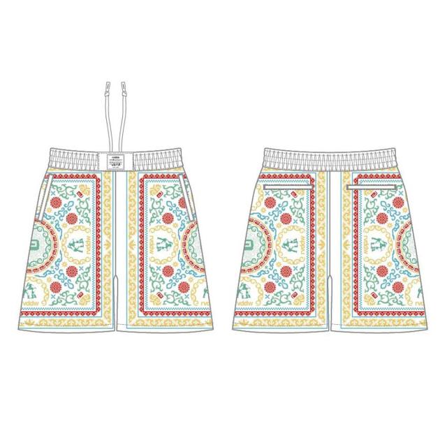 予約商品 5月頃入荷予定 リバーサル メンズ ショートパンツ 正規販売店 REVERSAL メッシュ ボトムス 総柄 TRIBAL PATTERN MESH SHORTS BOKH ﾌﾞﾌ rv26ss503 BH