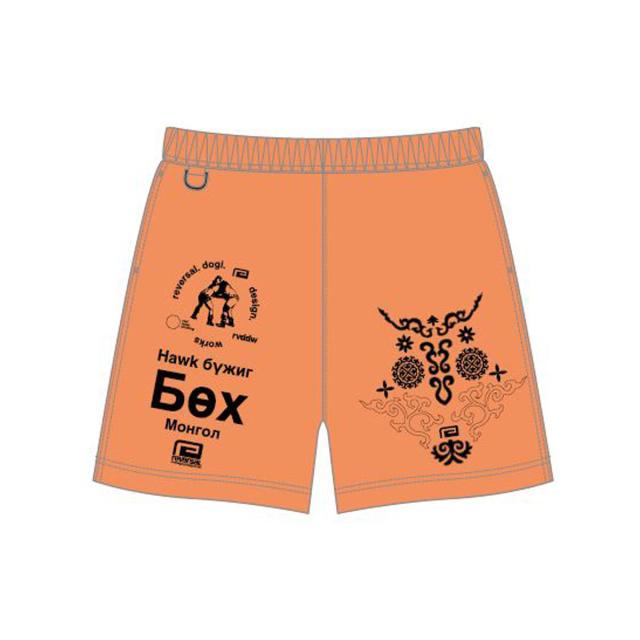 予約商品 6月頃入荷予定 リバーサル メンズ ショートパンツ 正規販売店 REVERSAL ナイロン ボトムス ハーフパンツ BOKH NYLON SHORTS ｵﾚﾝｼﾞ rv26ss505 OR ORANGE