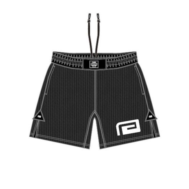 予約商品 5月頃入荷予定 リバーサル メンズ ショートパンツ 正規販売店 REVERSAL ボトムス ランニングパンツ SASHIKO RUNNING SHORTS 黒 rv26ss606 BK BLACK