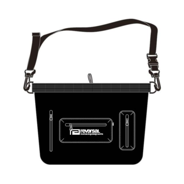 予約商品 5月頃入荷予定 リバーサル メンズ レディース ショルダーバッグ 正規販売店 REVERSAL 防水 鞄 WATER PROOF SHOULDER BAG ﾌﾞﾗｯｸ rv26ss705 BK BLACK