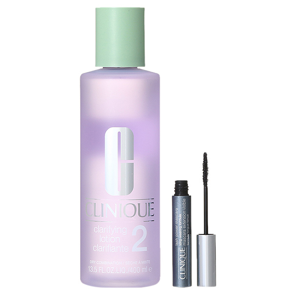 【セット】クリニーク CLINIQUE クラリファイング ローション II ＋ ラッシュ パワー マスカラ ロング ウェアリング フォーミュラ (01)
