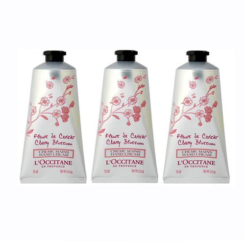 【セット】ロクシタン LOCCITANE チェリーブロッサム ソフト ハンドクリーム 75mL 3個セット
