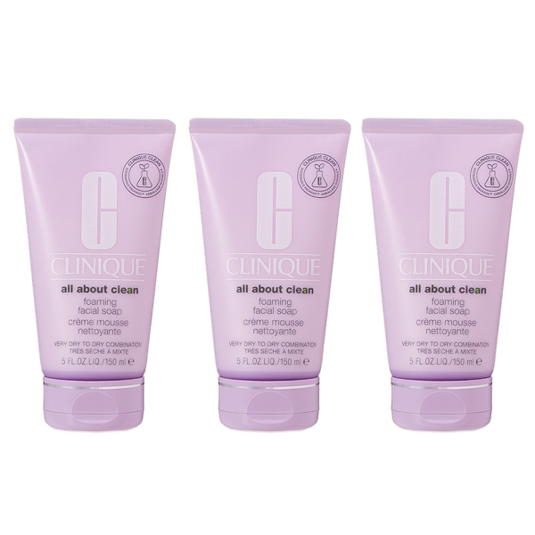 【セット】クリニーク CLINIQUE フォーミング フェーシャル ソープ 150mL 3個セット