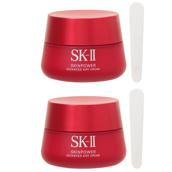 【セット】 マックスファクター SK-II SK2 スキンパワー アドバンスト エアリー クリーム 80g 2個セット フェイスクリーム